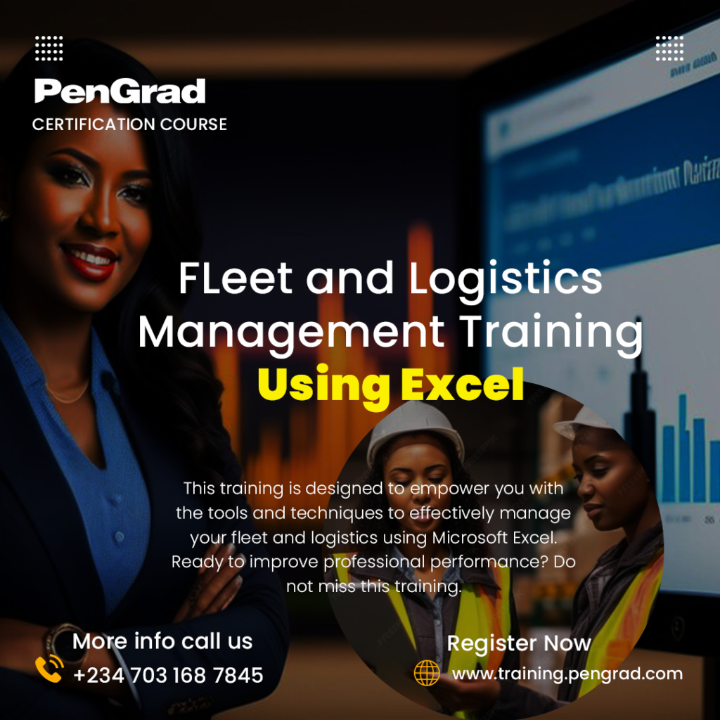 Join the Pengrad Fleet and logistics management training using Excel. – Pengrad Blog